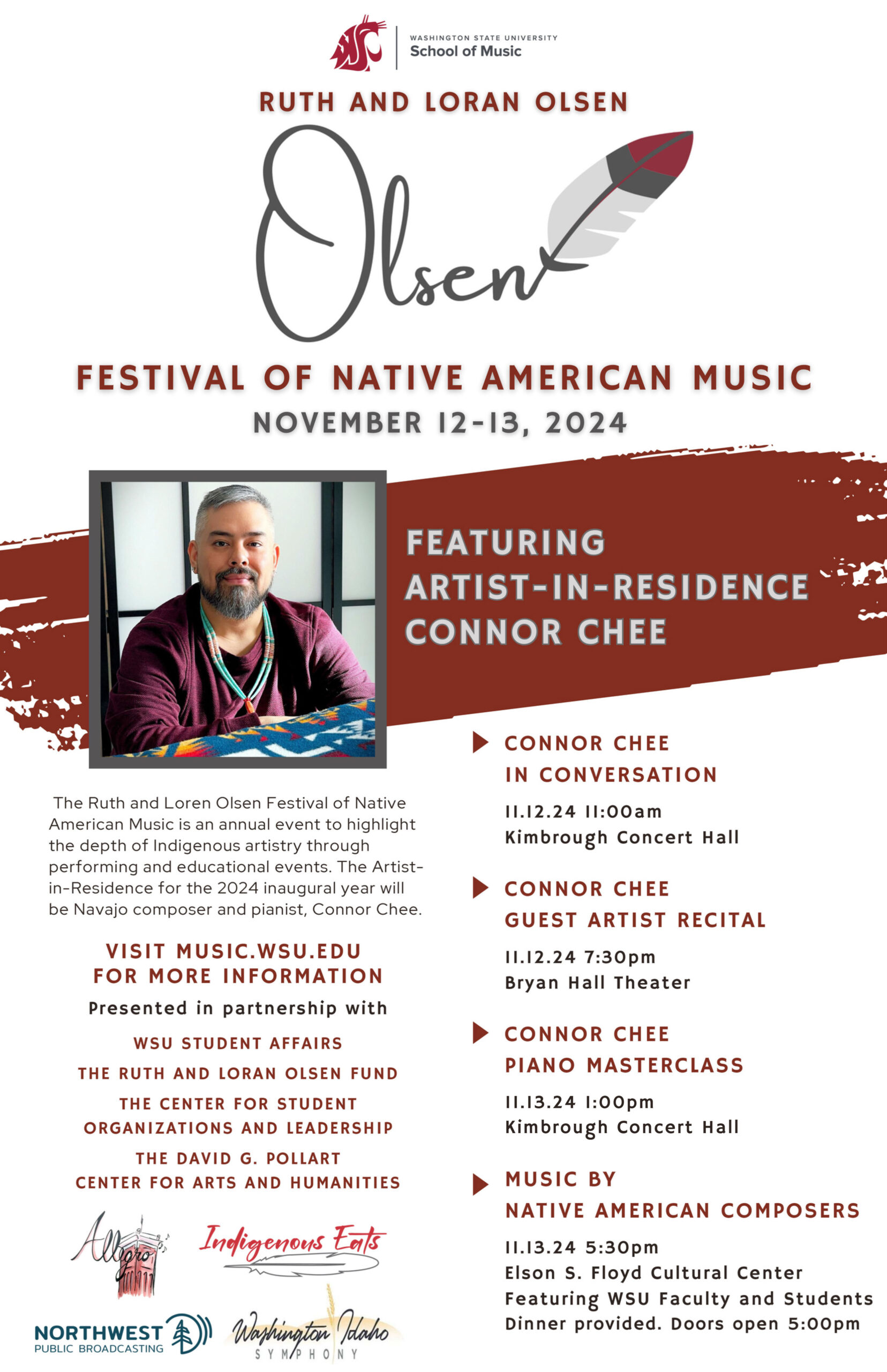 The Ruth and Loran Olsen Festival of Native American Music – Connor ...