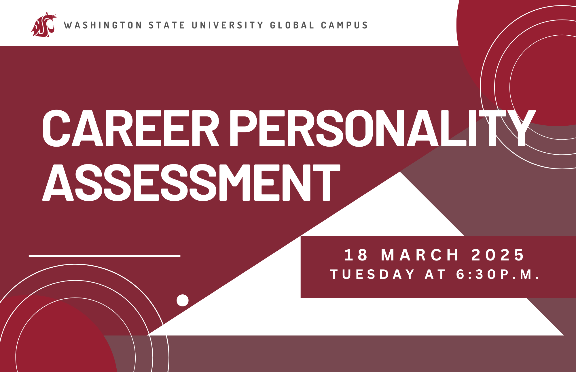 WSU Global Campus Virtual Career Week: CAREER PERSONALITY ASSESSMENT ...