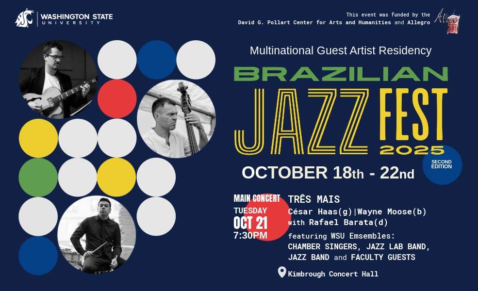 Brazilian Jazz Fest – Main Concert | Events | Washington State University