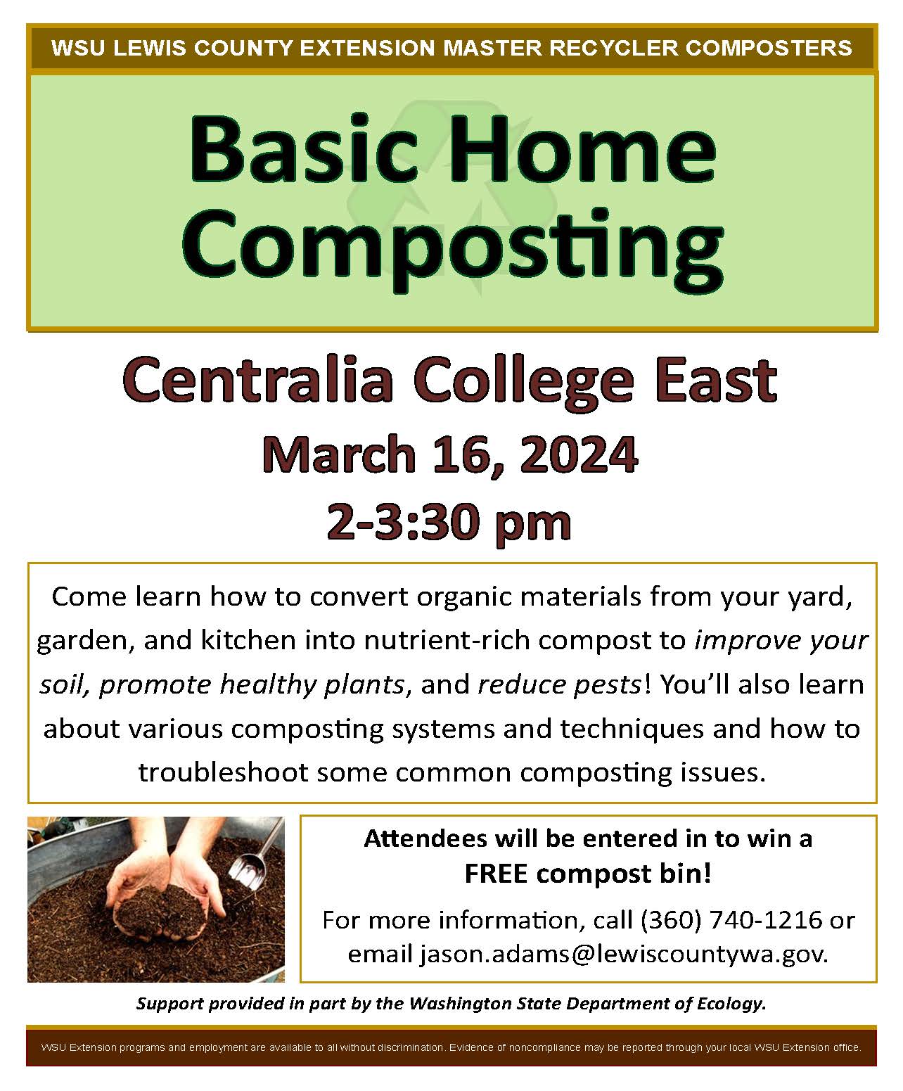 Basic Home Composting | Lewis County | Washington State University