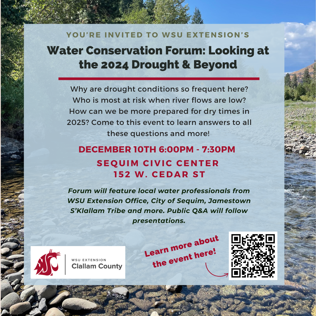Water Conservation | Clallam County | Washington State University