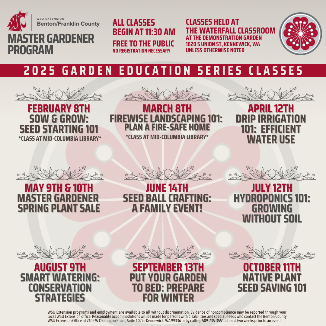 Master Gardener Plant Sale | Benton & Franklin Counties | Washington ...