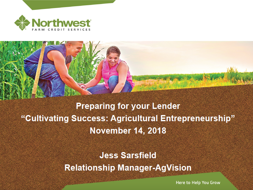 Farm Financing | Regional Small Farms | Washington State University