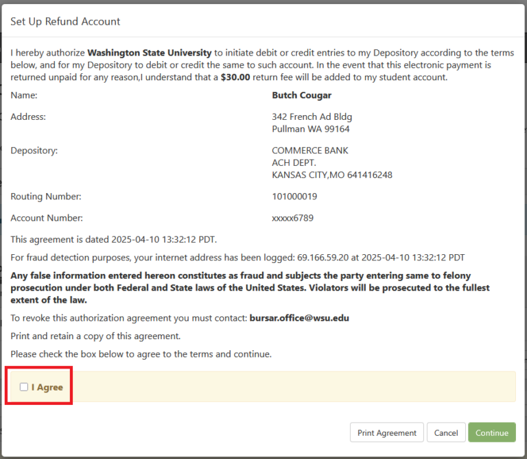 TouchNet Refunds | Bursar | Washington State University