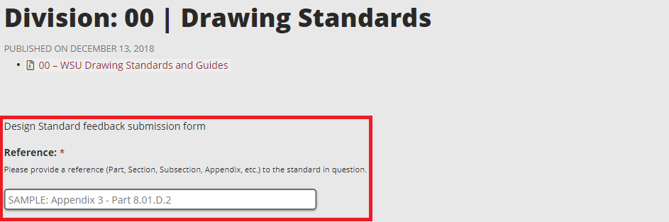 Design Standards Feedback | Facilities Services | Washington State ...