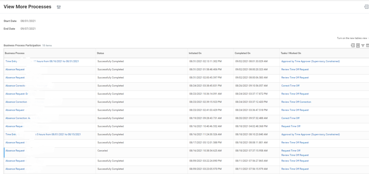 Workday Tips & Tricks: View More Processes | Modernization | Washington ...