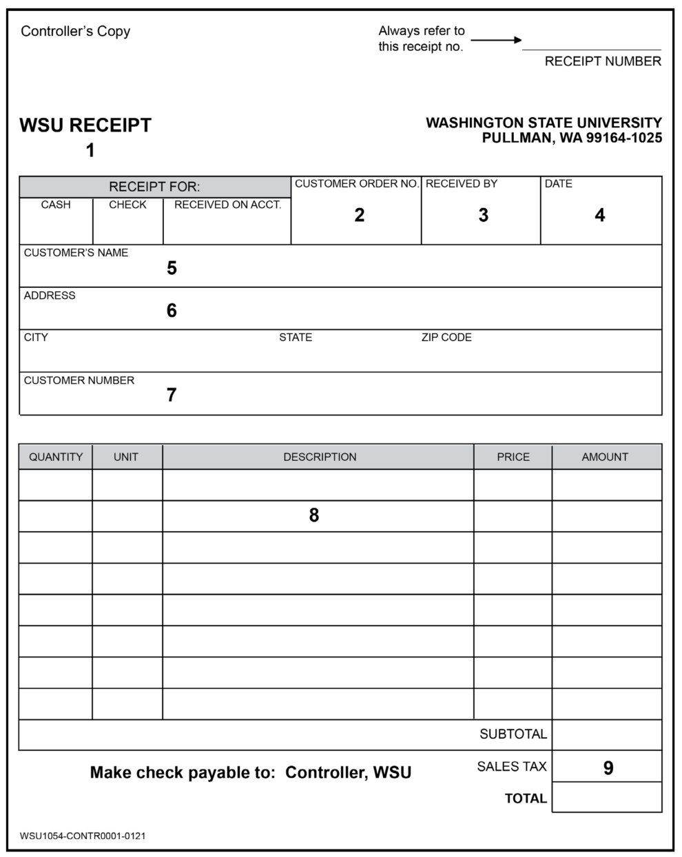30.52 WSU Receipts | Office of Policies, Records, and Forms ...
