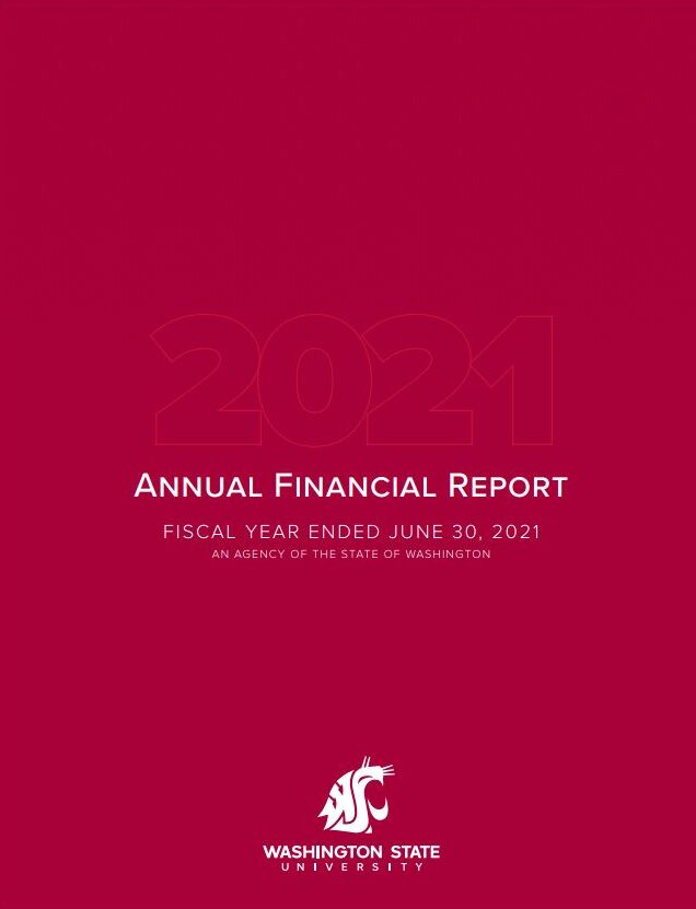 Financial Statements | University Accounting | Washington State University