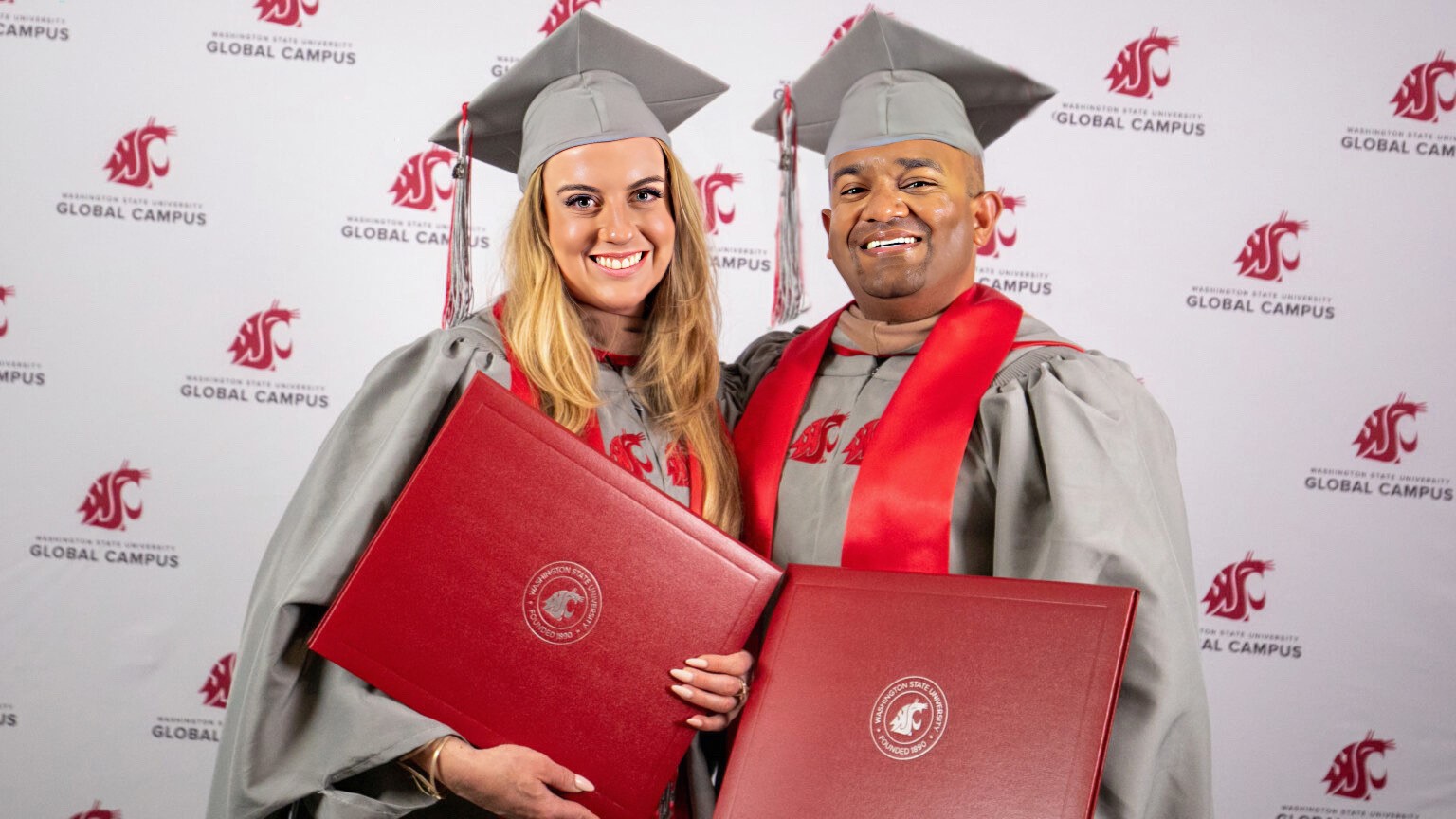 Couple Graduates together at WSU Global Campus Commencement | WSU ...