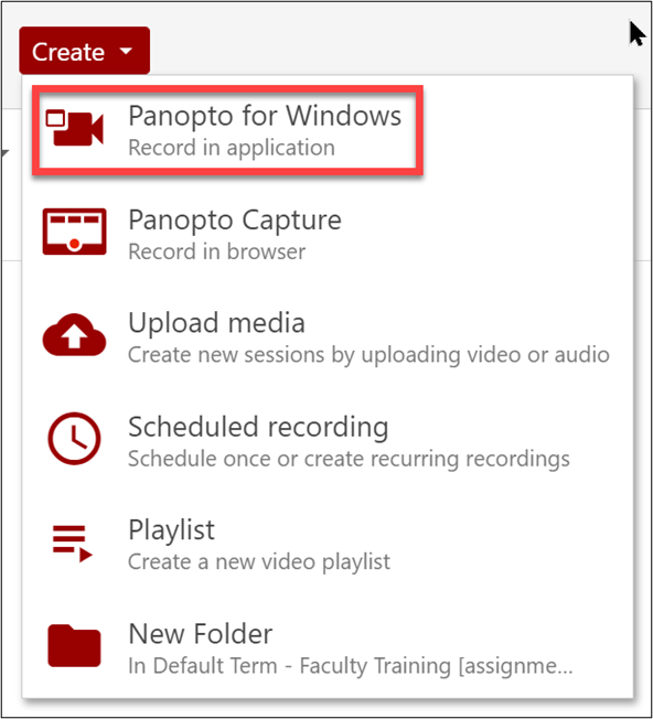 Create a Panopto Recording – Windows | Academic Outreach and Innovation ...
