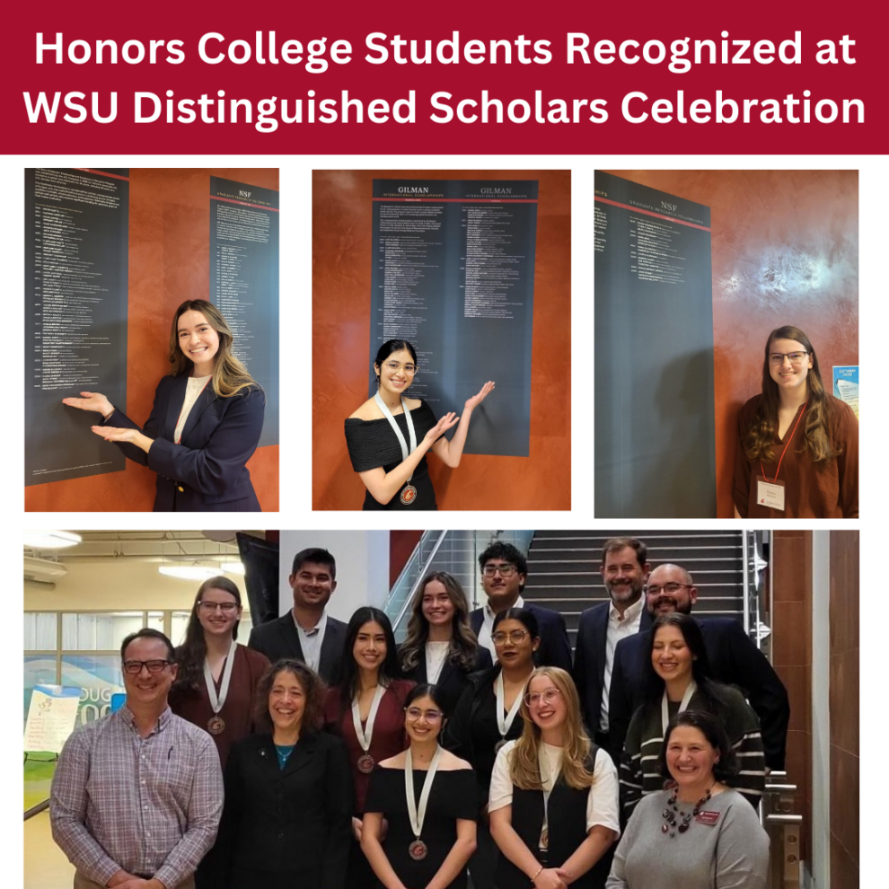 Honors College Students Recognized at WSU Distinguished Scholars ...