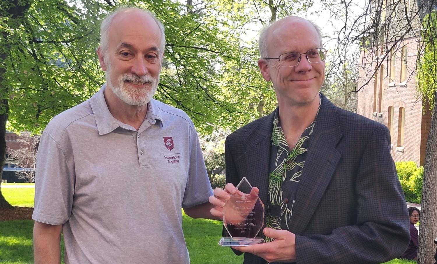 Michael Allen wins Yang “Wendy” Liu Award | WSU International ...