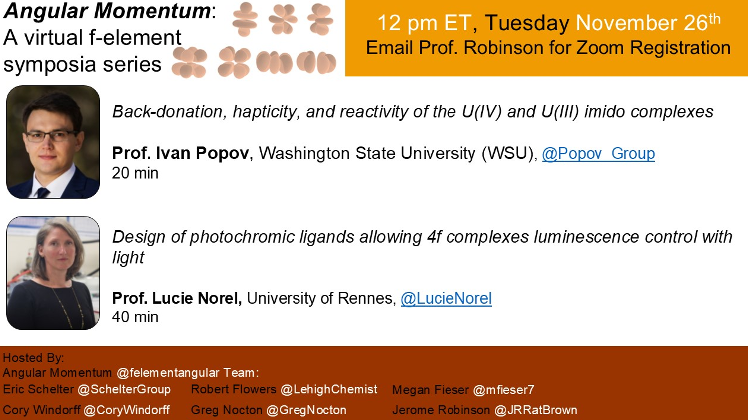 November 26, 2024. Angular Momentum | Popov Lab | Washington State University