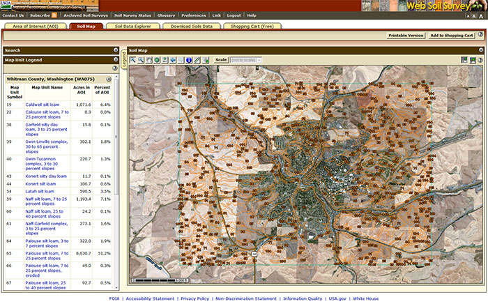 Map: Soils of Washington state | Washington State Magazine | Washington ...