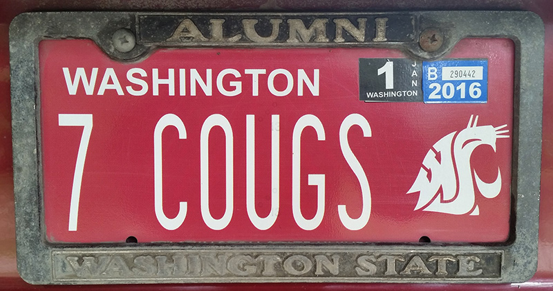 The #1 license plate | Washington State Magazine | Washington State ...