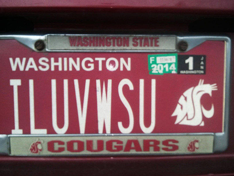 The #1 license plate | Washington State Magazine | Washington State ...