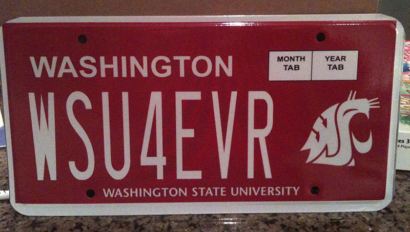 The #1 license plate | Washington State Magazine | Washington State ...