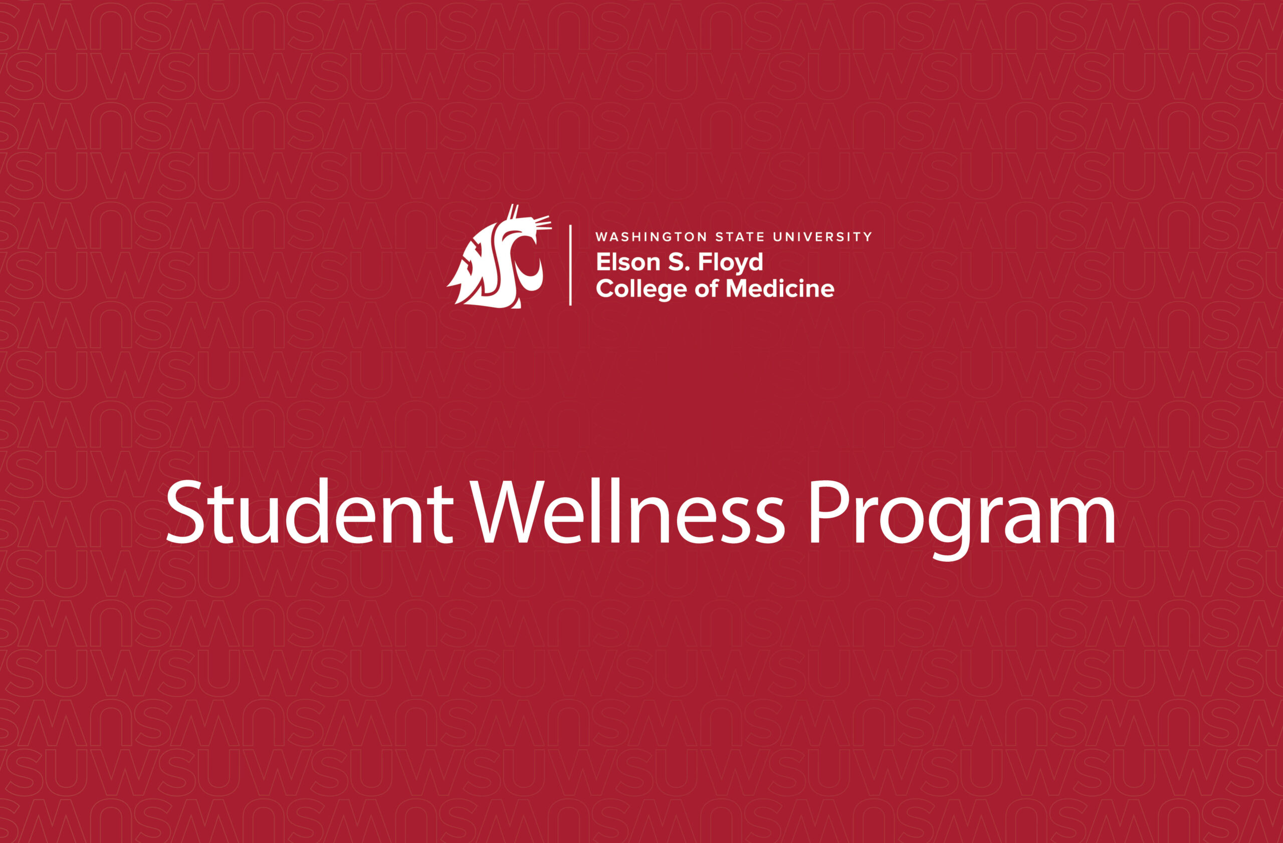 Student Wellness Program | Elson S. Floyd College of Medicine News ...
