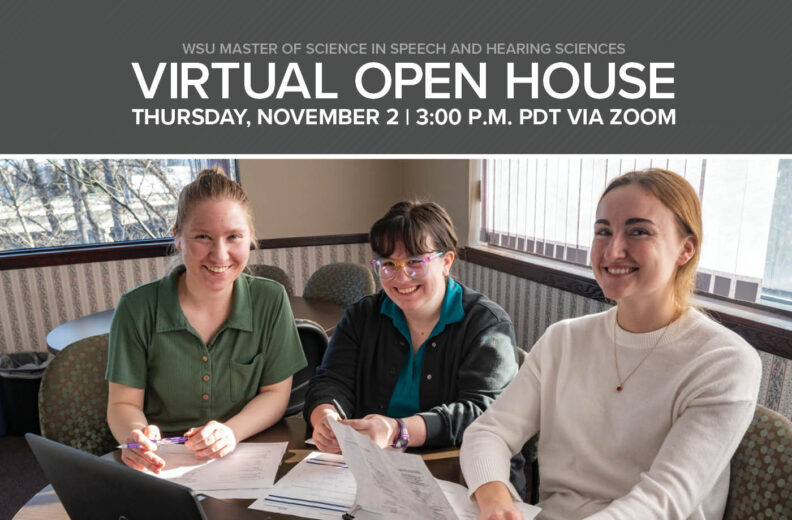 Master of Science in Speech and Hearing Sciences (MS SHS) Open House ...