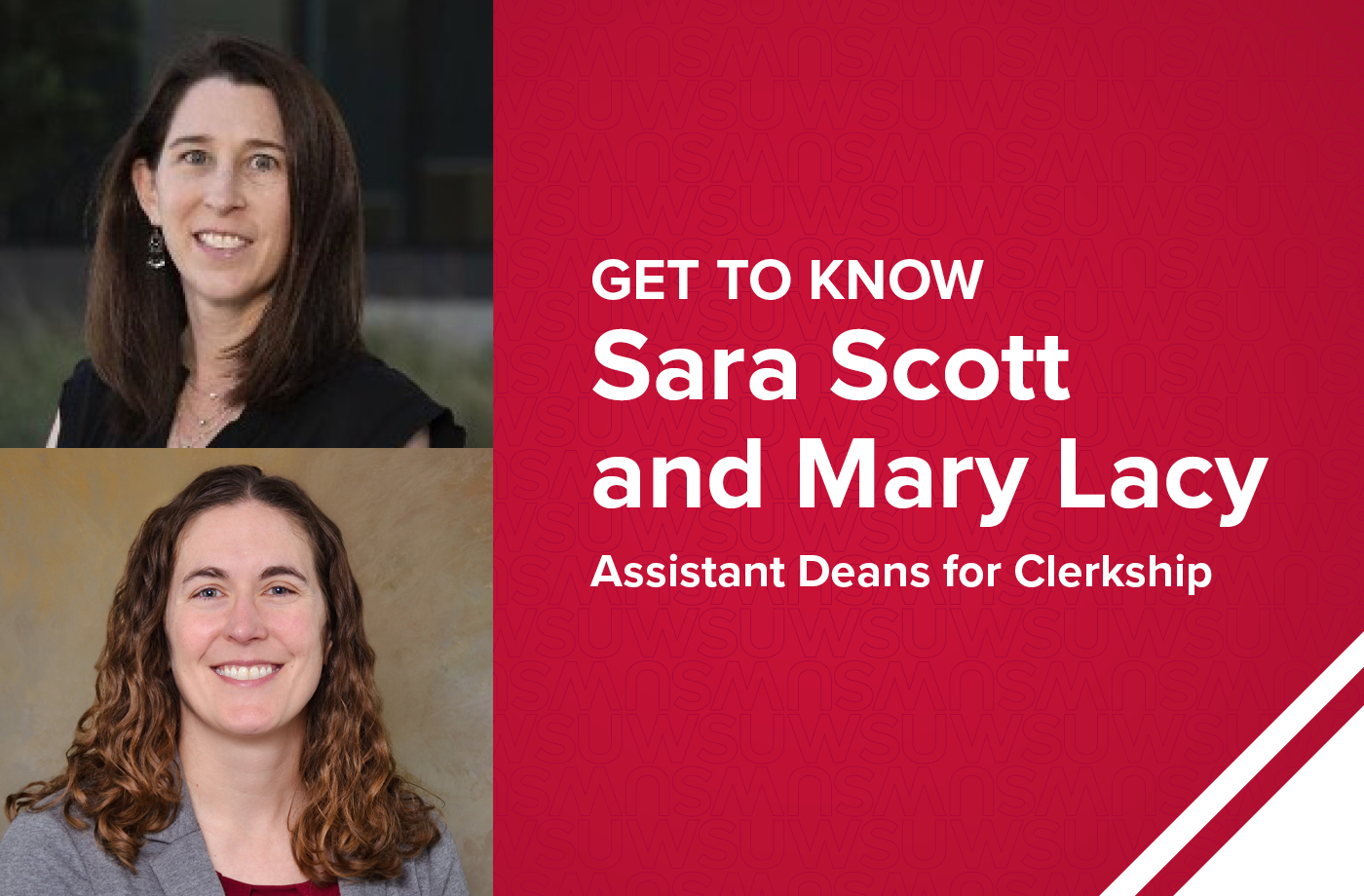 Get to Know Sara Scott and Mary Lacy, Assistant Deans for Clerkship ...