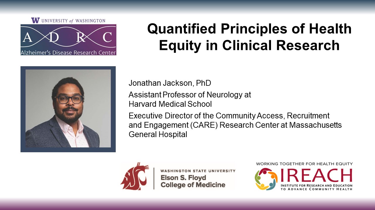 Quantified Principles of Health Equity in Clinical Research | IREACH ...