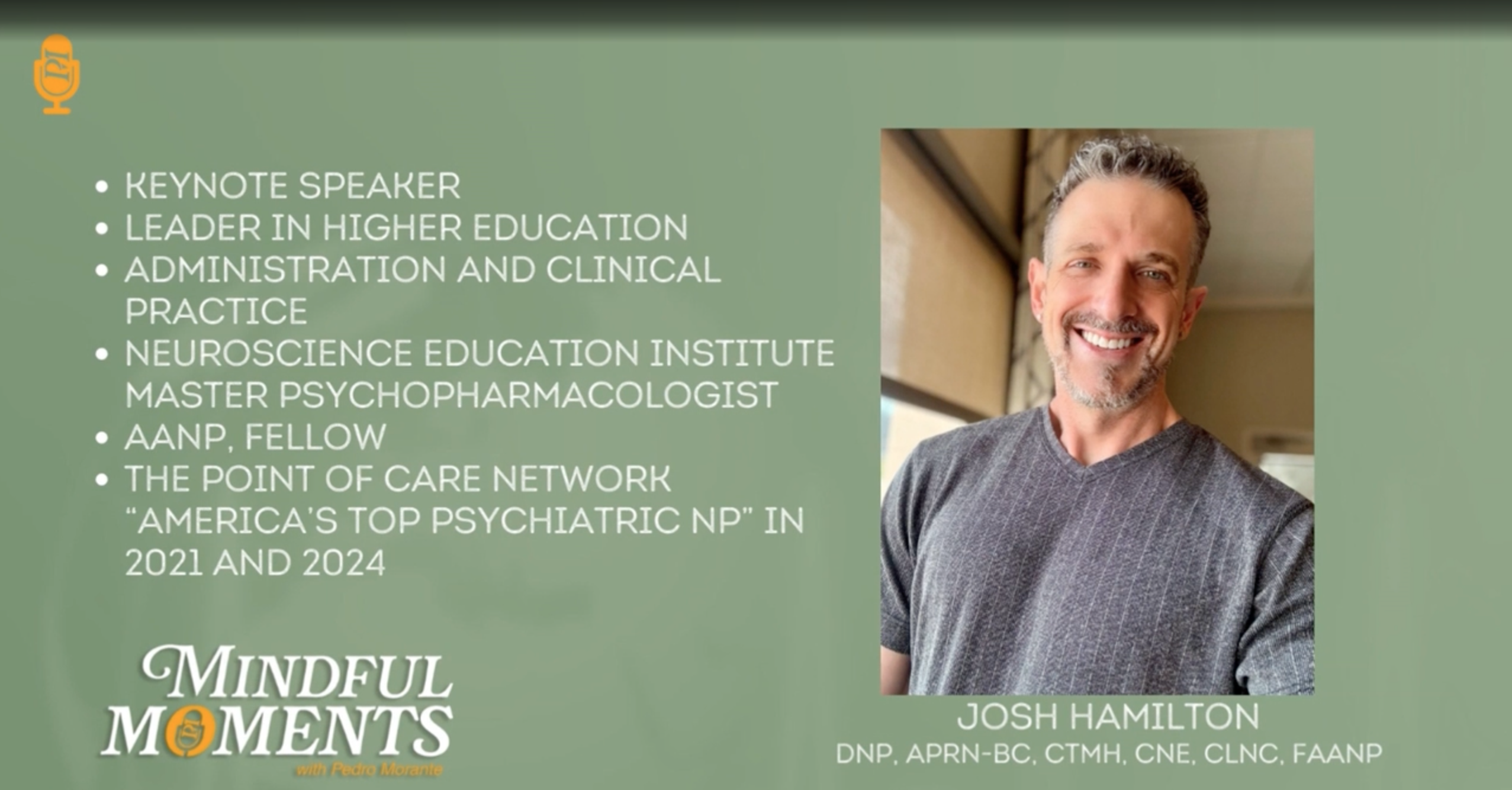 WSU’s Dr. Josh Hamilton Featured on Mindful Moments Podcast | College ...