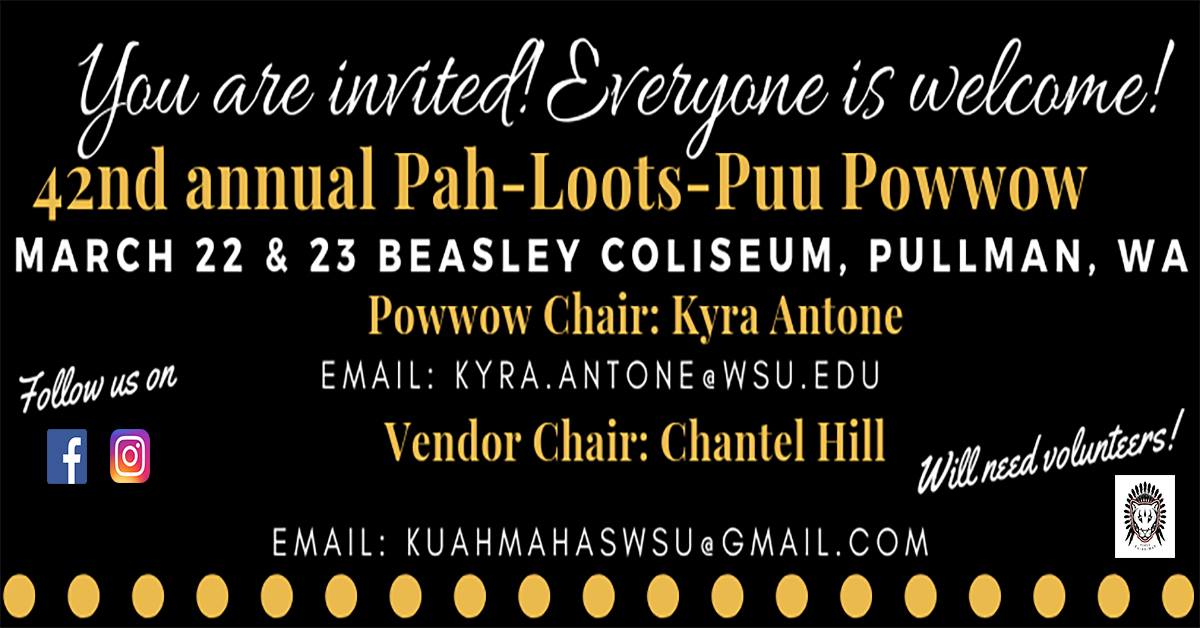 Pah-Loots-Puu Powwow | Office of Native American Programs | Washington State University