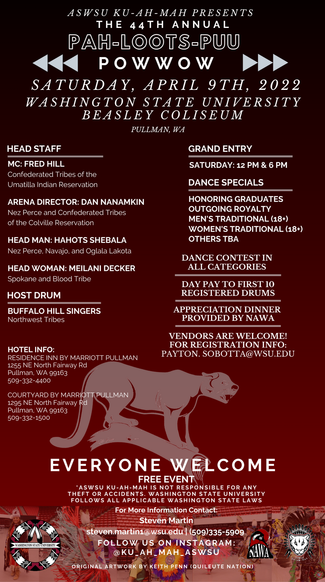 44th Annual Pah-Loots-Puu Powwow | Office of Native American Programs | Washington State University