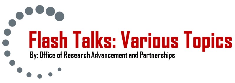 Flash Talks: Various Topics | Research Week | Washington State University