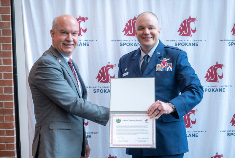 WSU Spokane and Fairchild Air Force Base Formalize Partnership | News ...