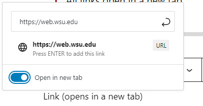Open in New Tab | Web Communication | Washington State University