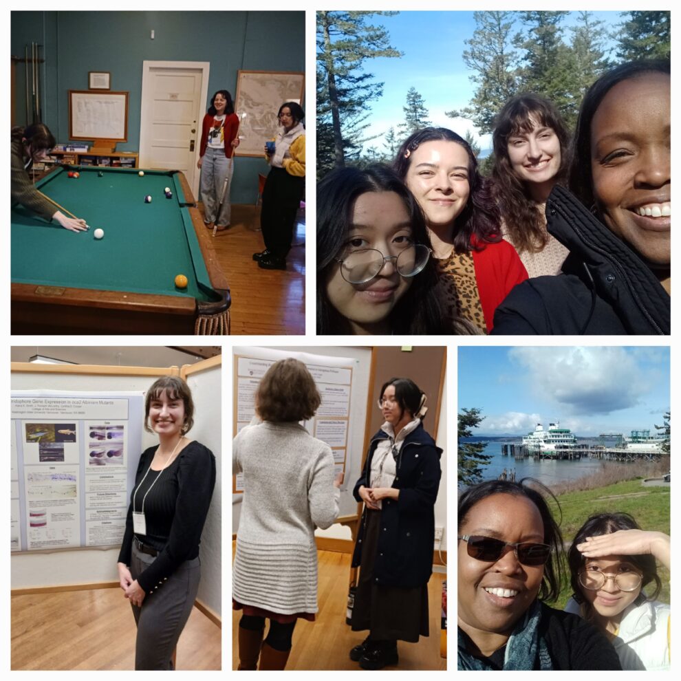 Attending the Northwest Developmental Biology Conference. Way to go ...