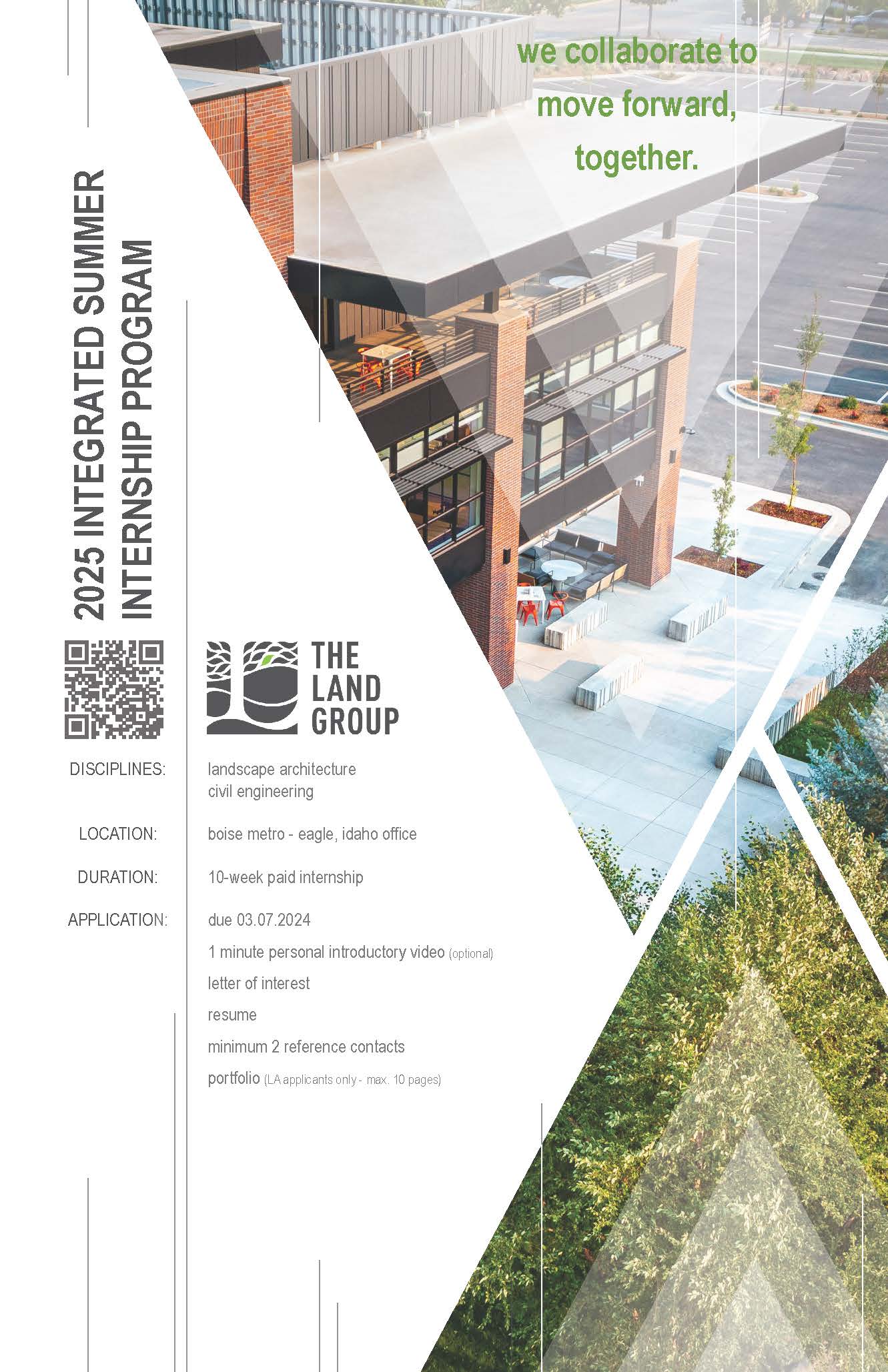 The Land Group Internship | School of Design and Construction ...