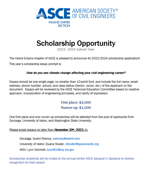 News | American Society of Civil Engineers | Washington State University