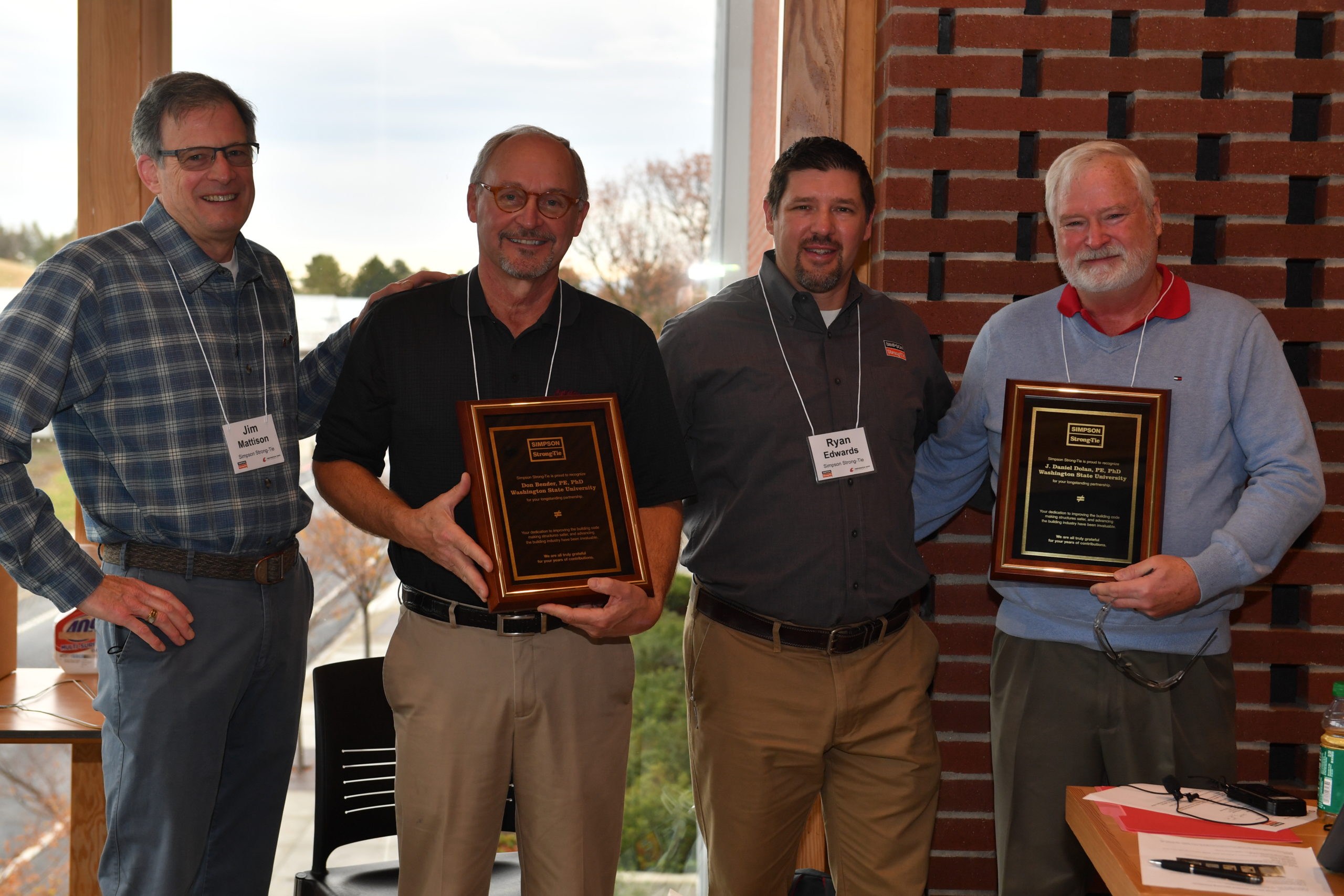 Simpson Strong-Tie Honors Retiring Washington State University ...
