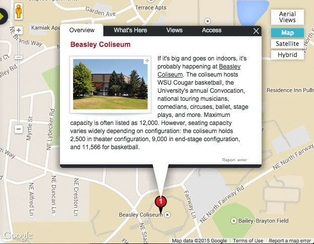 Find Beasley | Beasley Coliseum | Washington State University