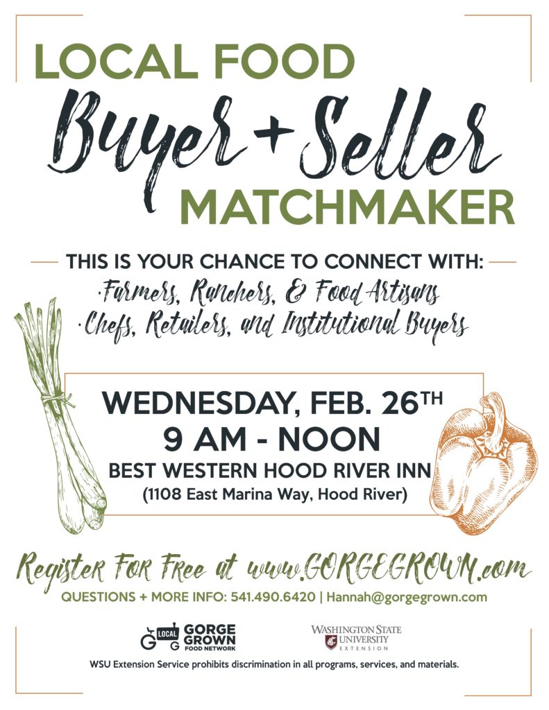 Local Food Buyer + Seller Matchmaker – Hood River, OR | Food Systems ...
